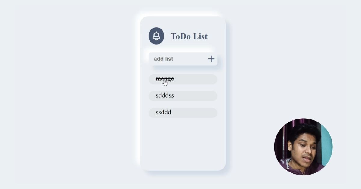 Todo List In JavaScript Project | Todo List HTML CSS & JavaScript With ...