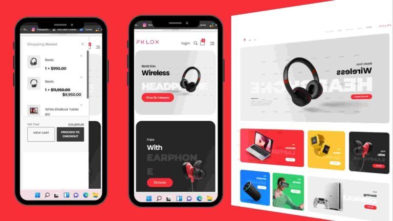 Build Responsive ECommerce Website Template HTML CSS & JavaScript